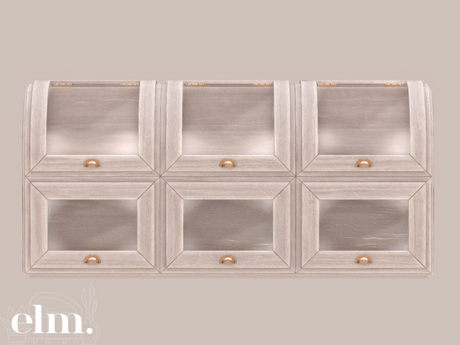 Second Life Marketplace - Elm. Jasper Round Top Cupboard [Ash]